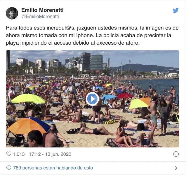 Barcelona’s Shockingly Overcrowded Beaches Forced to Close as Public ...