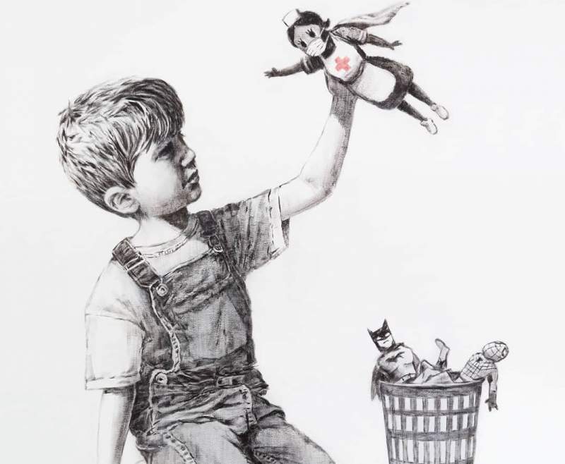 Banksy Drawing Expected To Raise Millions For NHS « Euro Weekly News