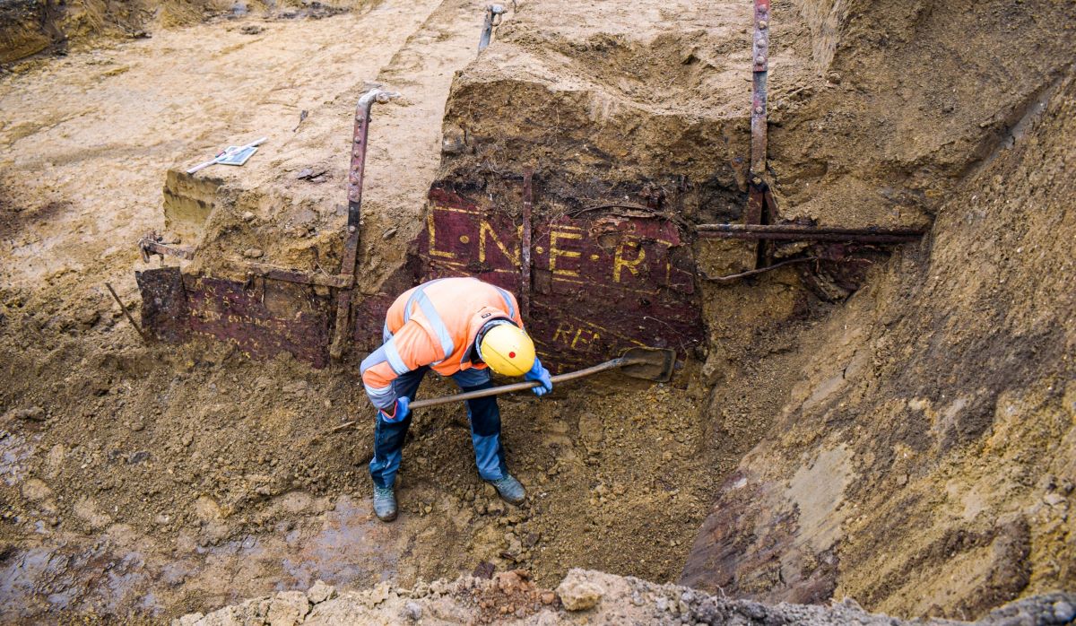 100 year old LNER carriage buried in Antwerp « Euro Weekly News