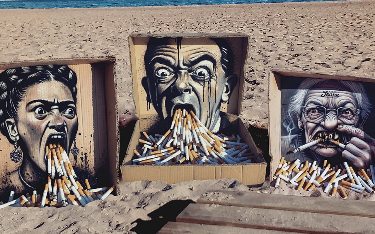 Tthe eco-artist confronting addiction « Euro Weekly News