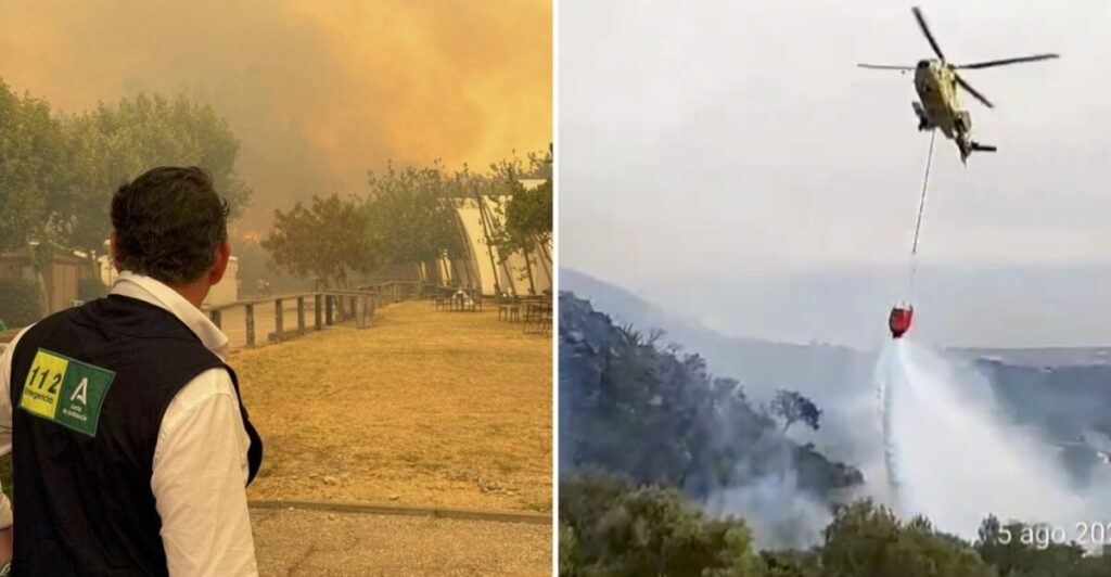 Tarifa evacuations due to massive wildfire « Euro Weekly News