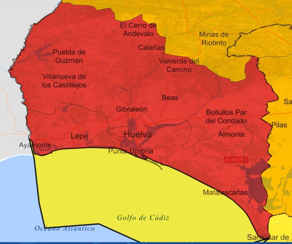 Red alert in Huelva as floods hit Andalusia « Euro Weekly News