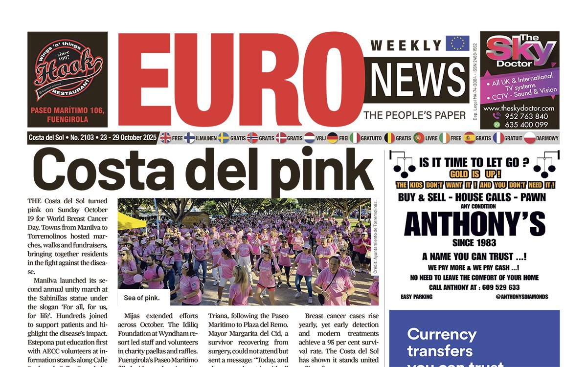 Costa del Sol newspaper 23 - 29 Oct 2025 « Euro Weekly News