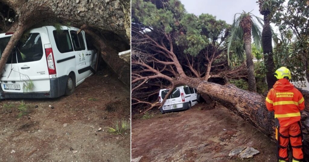 Battered and bruised in after Storm Claudia « Euro Weekly News