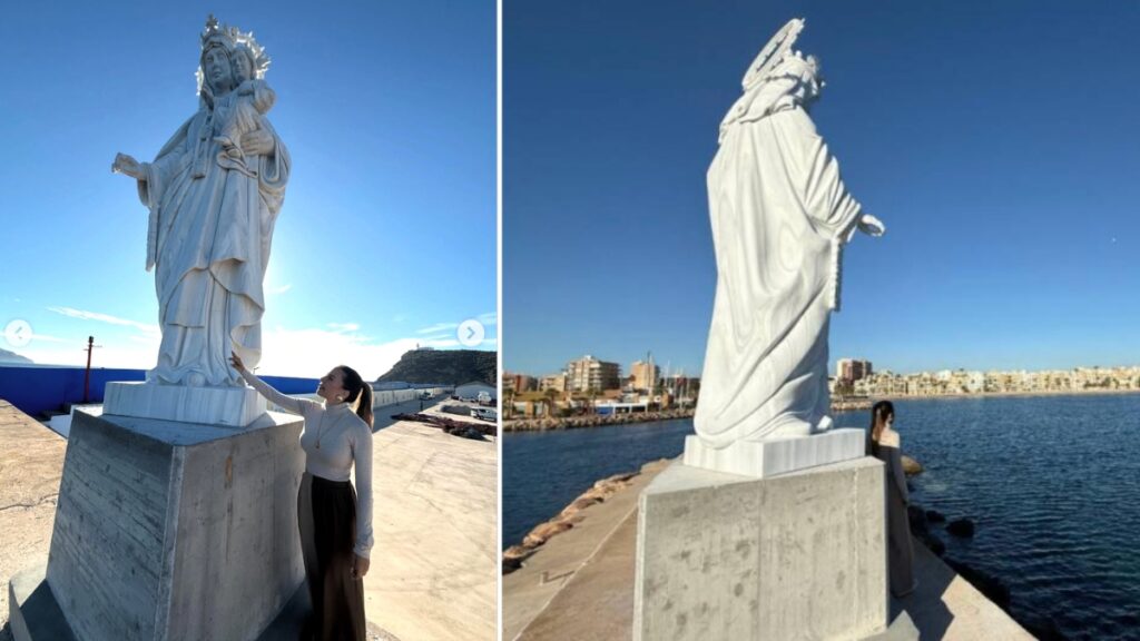 Striking new statue and mural transform Puerto de Mazarrón fishing ...