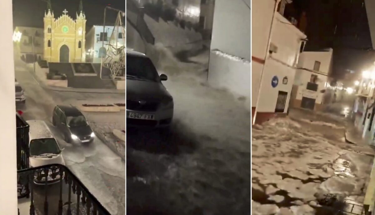 Red alert Costa del Sol flash flooding & hail « Euro Weekly News