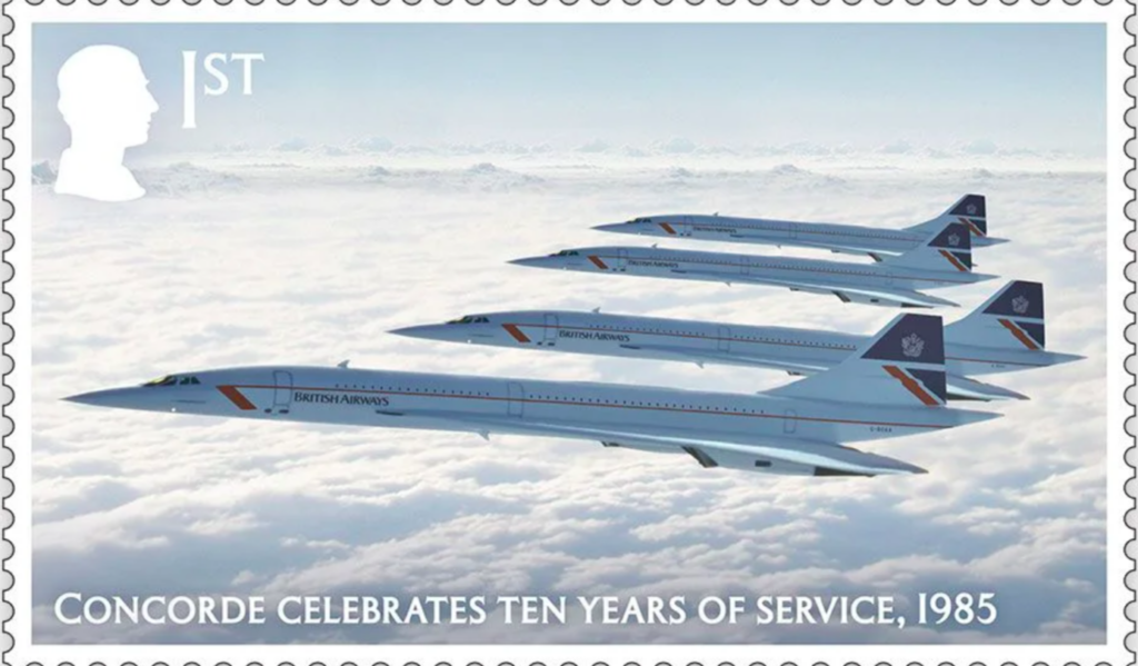 Royal Mail reveals new stamps: 50 years since Concorde’s first ...
