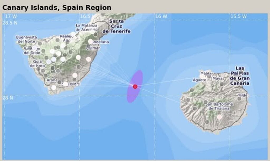 Canary Islands tremor felt across two islands « Euro Weekly News