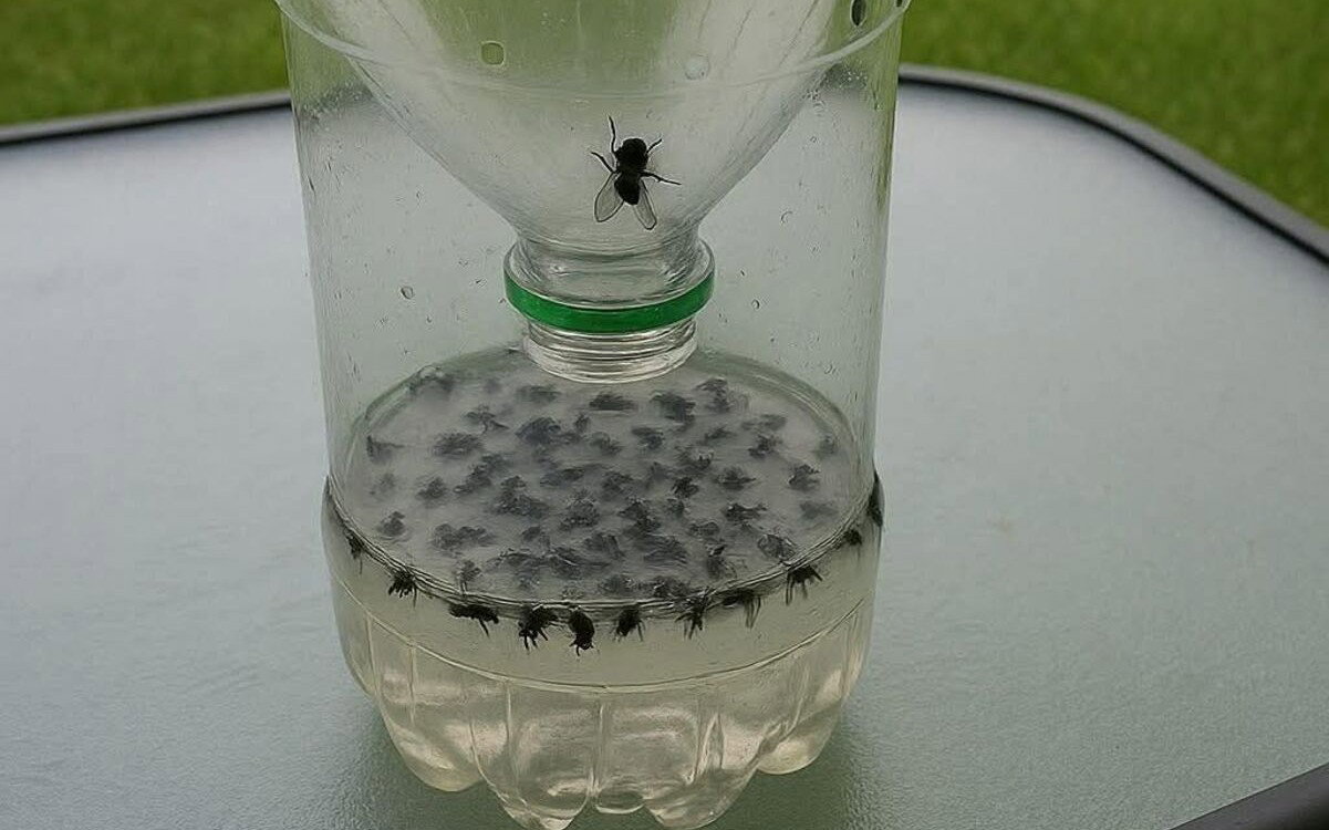 1-minute bottle trick for clearing of flies « Euro Weekly News